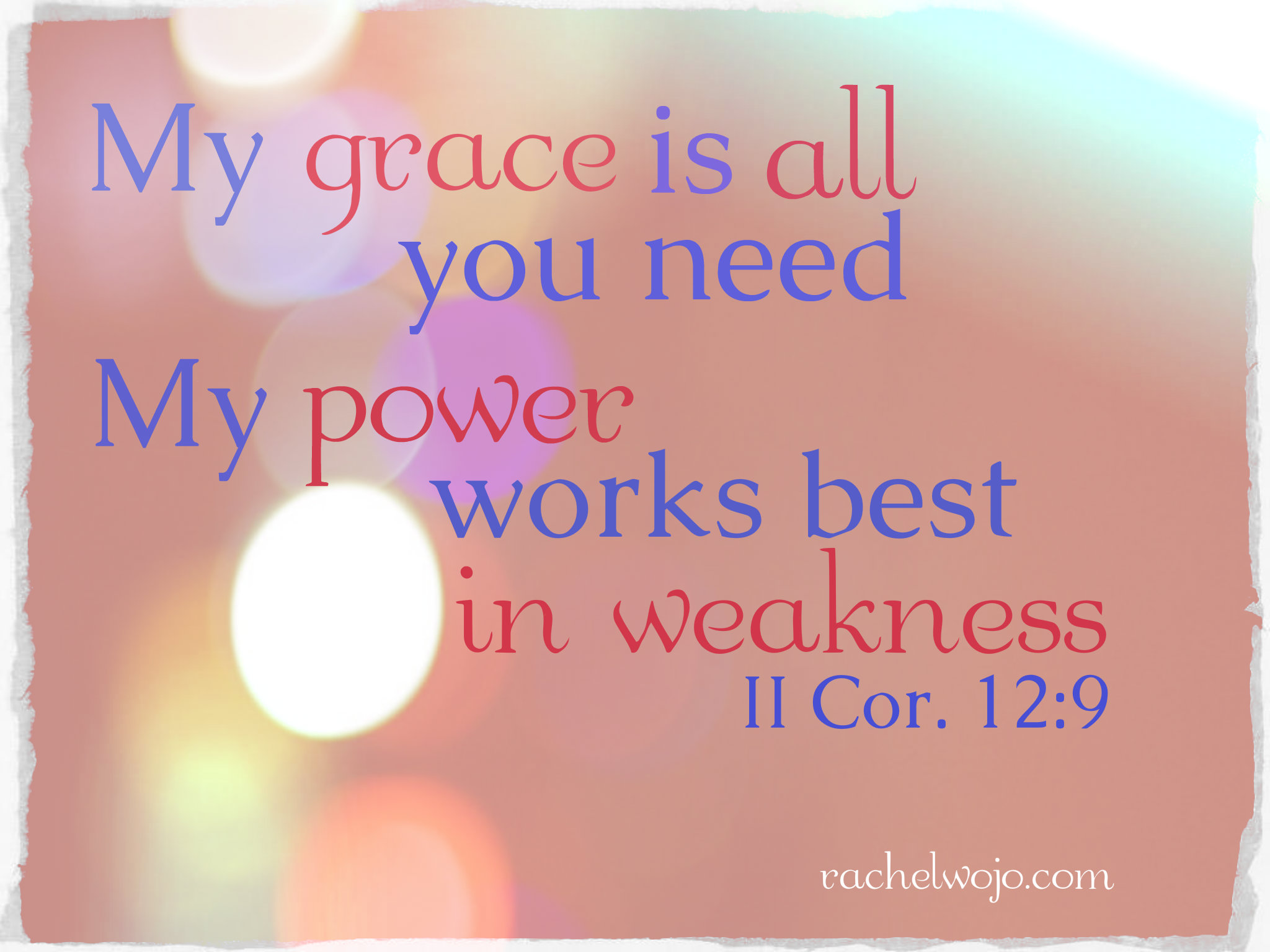 Grace Saves...And More - Rachel Wojo