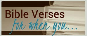 bible verses for when you... - Rachel Wojo