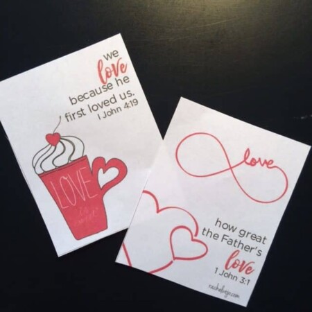 Bible Verse Valentine Printable - Rachel Wojo