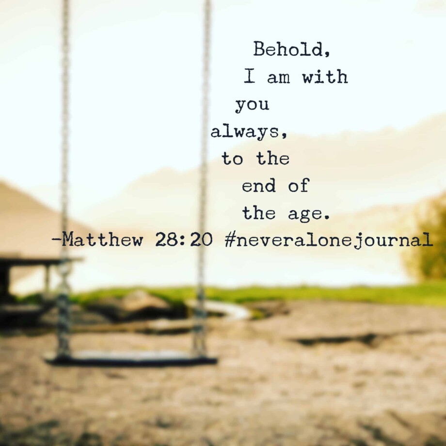 Never Alone Bible Reading Challenge Week 1 Summary - Rachel Wojo