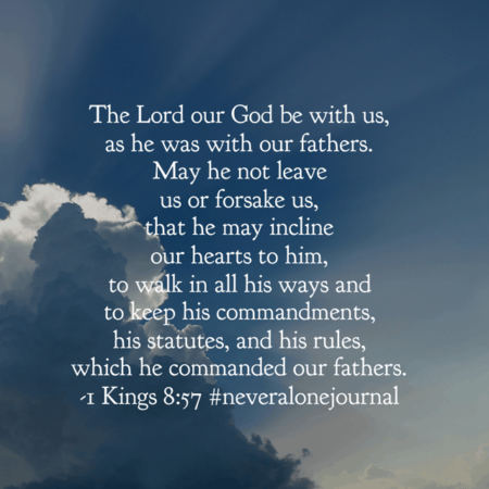 Never Alone Bible Reading Challenge Week 4 Summary - Rachel Wojo