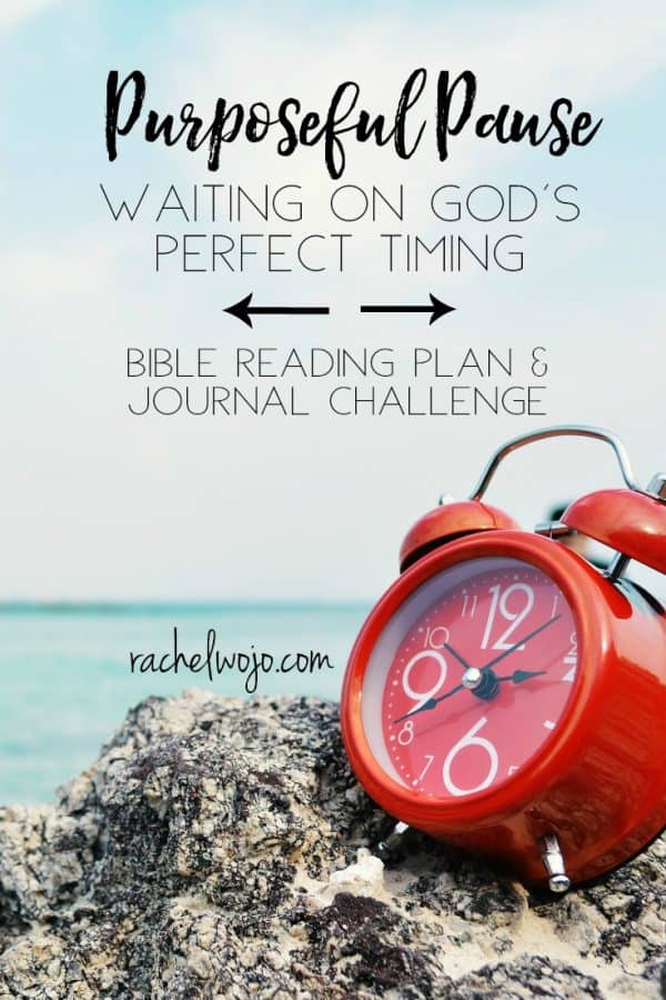 Purposeful Pause Bible Reading Plan & Journal Challenge - Rachel Wojo