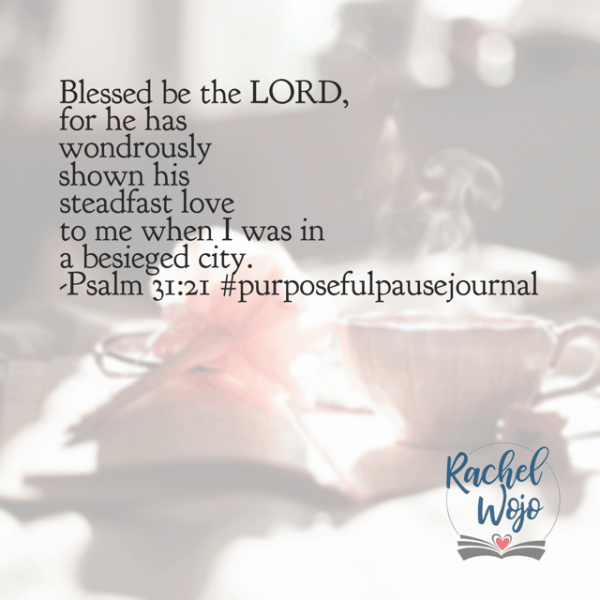 Purposeful Pause Week 3 Bible Reading Summary - Rachel Wojo